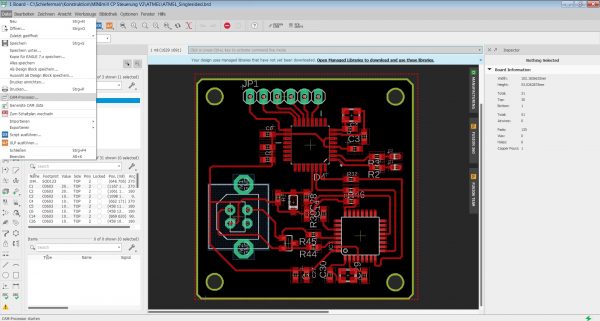 EAGLE CAM JOB | QBOT MINImill - Desktop CNC Fräse